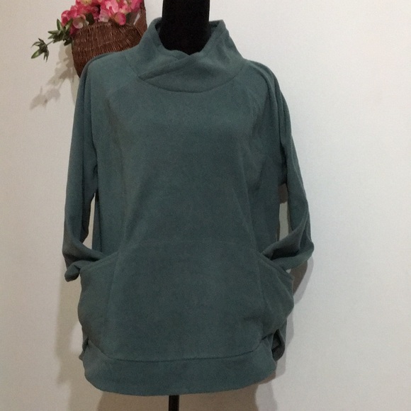 Xersion | Tops | Nwot Xersion Fleece Women Sweatshirt Xlsz Forest Green ...
